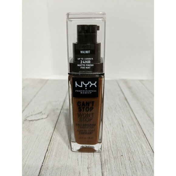 NYX | Makeup | Nyx Cant Stop Wont Stop Full Coverage Foundation Makeup ...